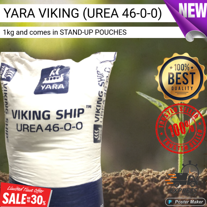 VIKING UREA 46-0-0 IN STAND UP POUCHES 1KG | Lazada PH