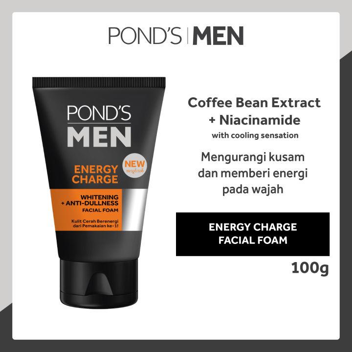 Ponds Men Energy Charge Face Wash 100G | Lazada Indonesia