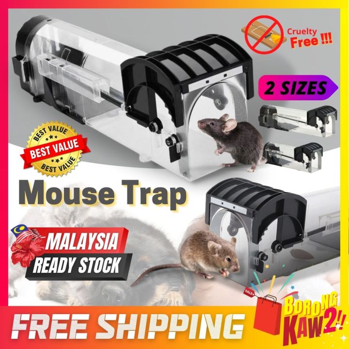 BKK Mouse Trap Mouse Trap Cage Rat Trap Mice Trap Safe Home Garden Trap ...