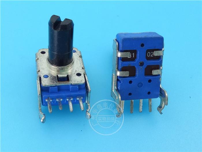 1PCS 142 Horizontal 4-pin single potentiometer B1K shaft 13MMF [with ...