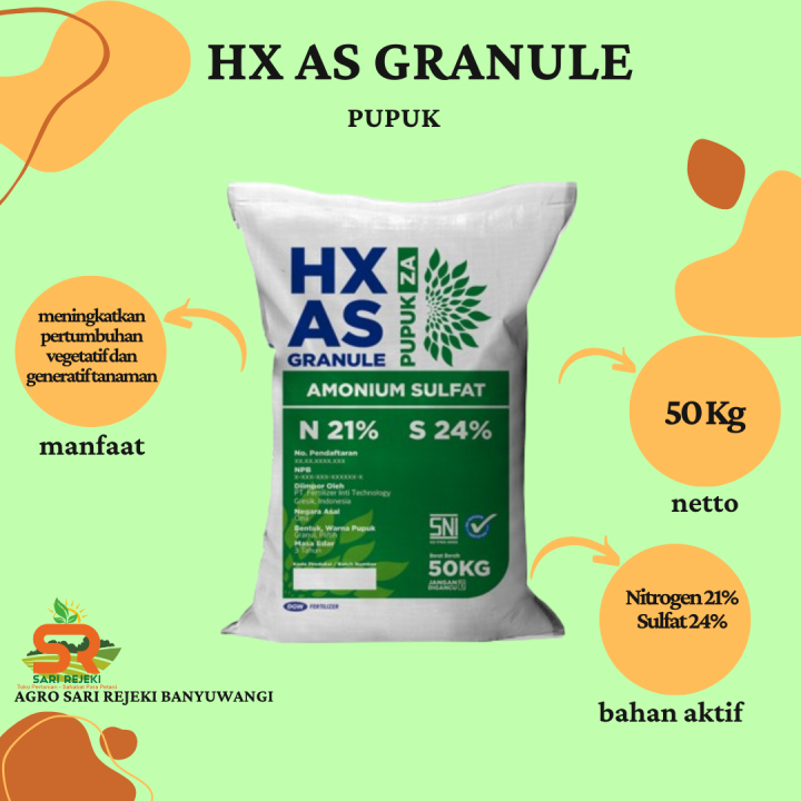PUPUK HX AS GRANULE 50KG PUPUK ZA | Lazada Indonesia