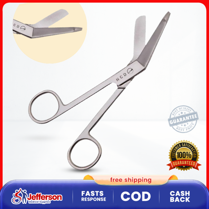 BANDAGE SCISSOR STAINLESS STEEL MEDICAL BANDAGE SCISSOR SIZE 5 1/2 ...