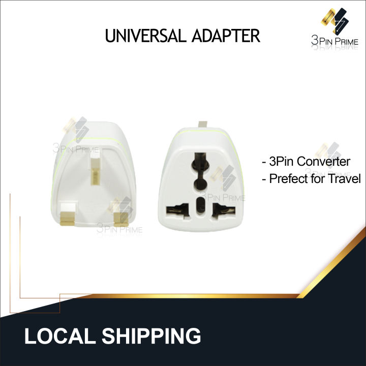 Universal International Adapter (3Pin) | Lazada