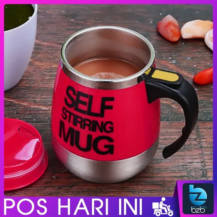 ONE PRESS 💥 Self Stirring Mug Automatic Electric Self Mixing Stainless ...