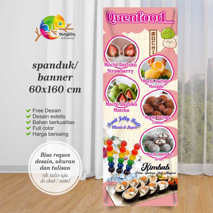 Cetak Spanduk Banner Aneka Jajanan | Lazada Indonesia