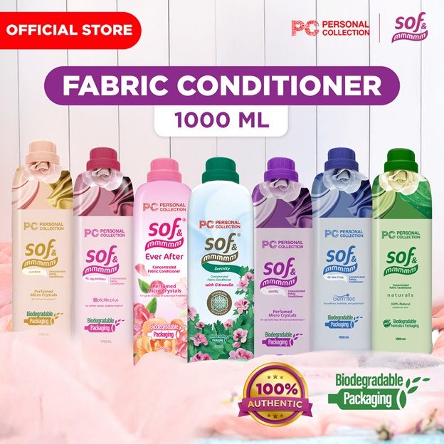 sof & mmmmm Concentrated Laundry Fabric Conditioner Eternity 1000ml ...