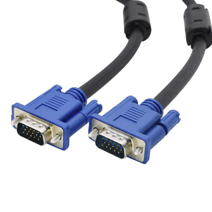 (Ready Stock) i Cable RGB / VGA 15Pin (Male) to VGA 15Pin (Male ...