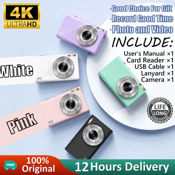 Digital Camera 4K HD Camera Selfie Portable Digital Camera Portable ...