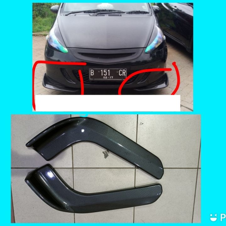 Winglet Lips Bumper Depan Mobil Carbon Universal | Lazada Indonesia