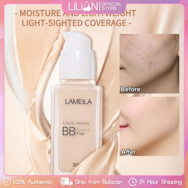 Lameila Face BB Cream 30ml Liquid Foundation Base Makeup Oil Control ...