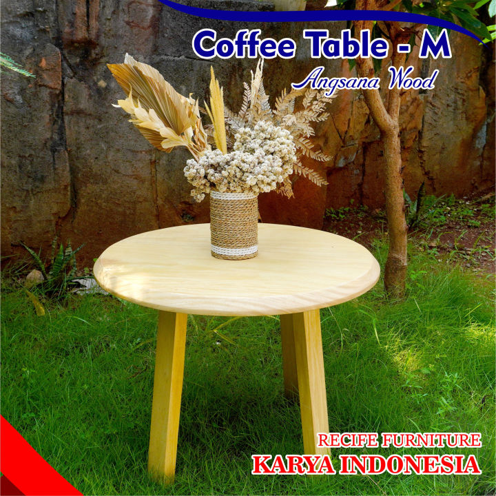 Coffee Table Size M - Kayu Angsana Jepara | Lazada Indonesia