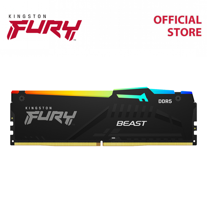 Kingston FURY Beast DDR5 RGB 8GB/16GB/32GB Single/Kit Intel XMP RAM ...