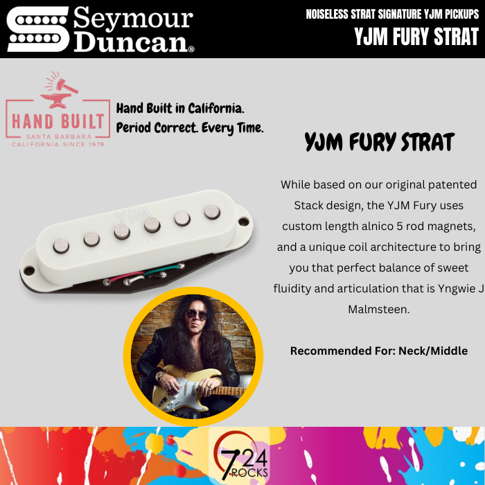 Seymour Duncan pickups Seymour Duncan YJM Fury Strat Pickup STK-S10N ...