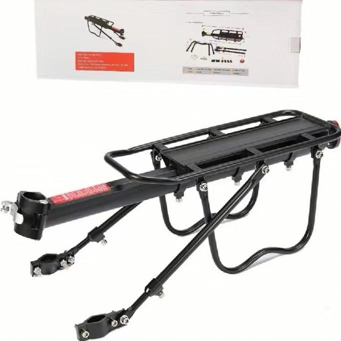 Mountain bicycle rear rack Aluminum Alloy Half Quick Release Rear Cargo ...