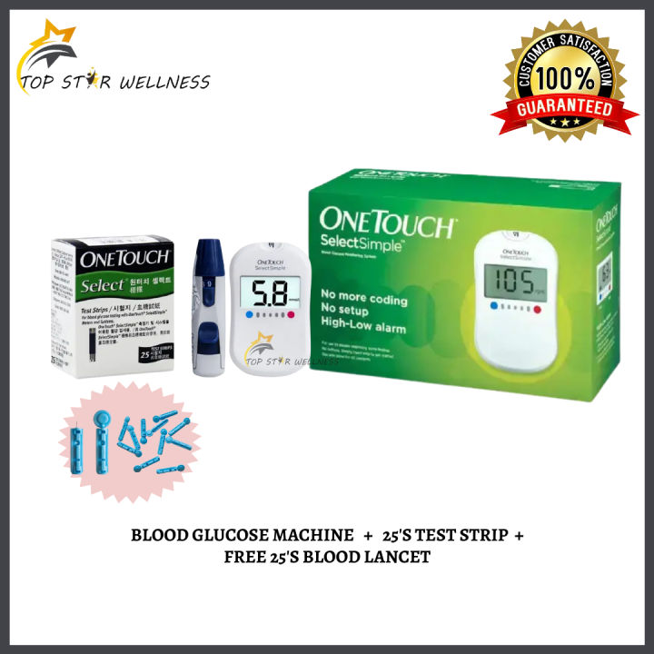 ONE TOUCH SELECT SIMPLE ONETOUCH SELECT SIMPLE BLOOD GLUCOSE METER ...