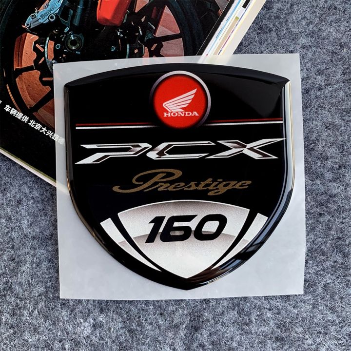 PCX Logo Emblem Sticker 3D Resin Gel Sticker Decor Motorcycle Scooter ...