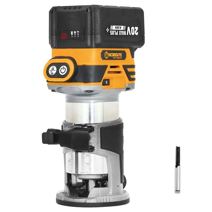 WORKSITE Customized Brushless 20V Cordless Palm Router Machine Hand ...