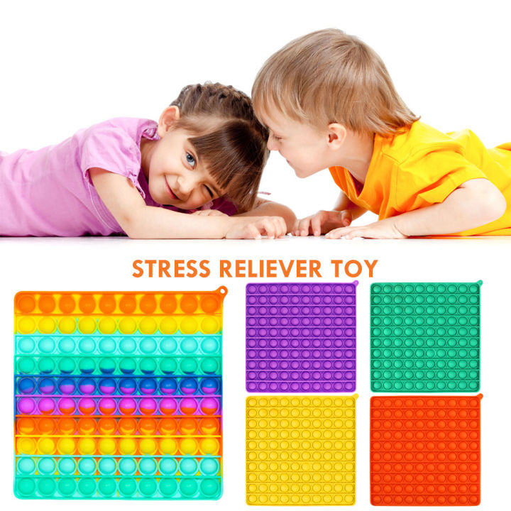 POP IT Push Bubble Silicone Heart-Shaped Push Bubble Sensory Squeezing ...