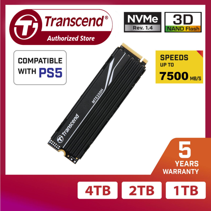Transcend MTE250H 1TB PCIe SSD PCI Express® Gen 4 x4 interface | Lazada PH