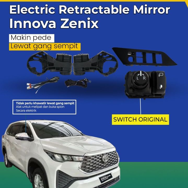 Retract Innova ZENIX Switch Original / Spion Lipat Innova | Lazada ...