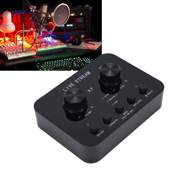 Live Sound Card with Multiple Sound Effects External Live Sound Card ...