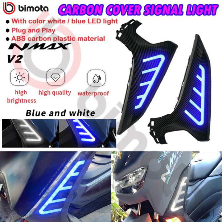 Bimota Motorcycle NMAX 2020 V2 Front Side Panel Cover Leg Shield Carbon ...