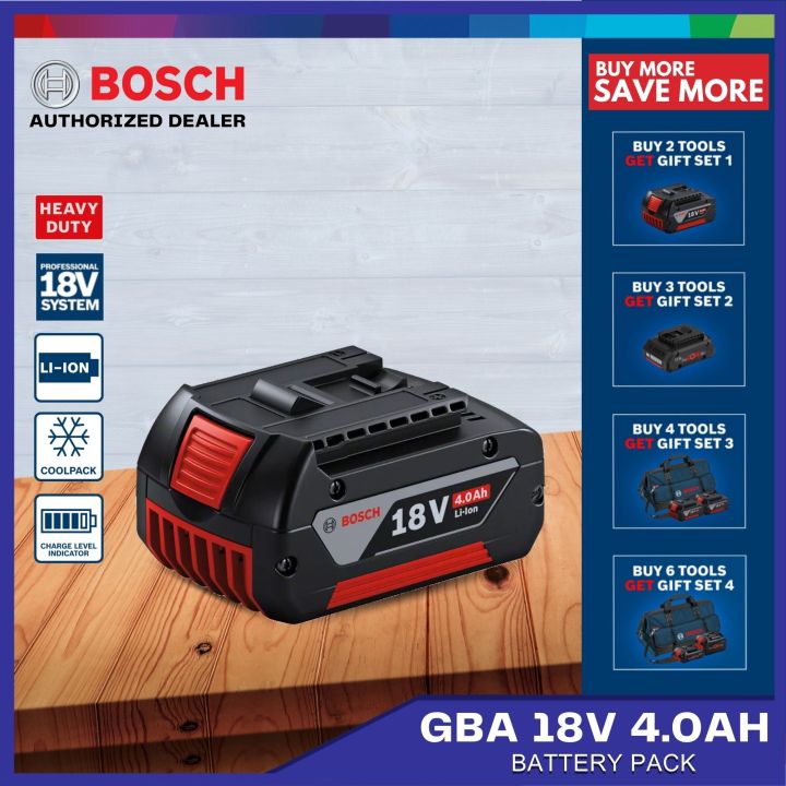Bosch GBA 18V 4.0AH Battery - 1600A00163 | Lazada PH