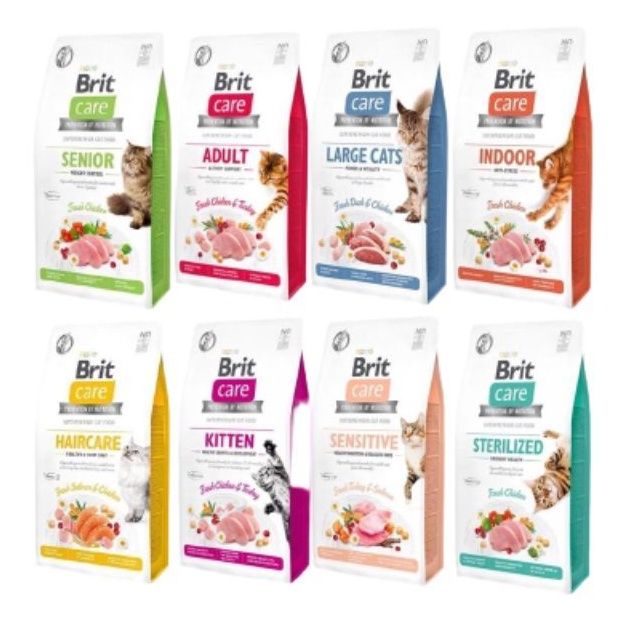 Brit Care Super Premium Grain Free Cat Food / Makanan Kucing 2kg | Lazada