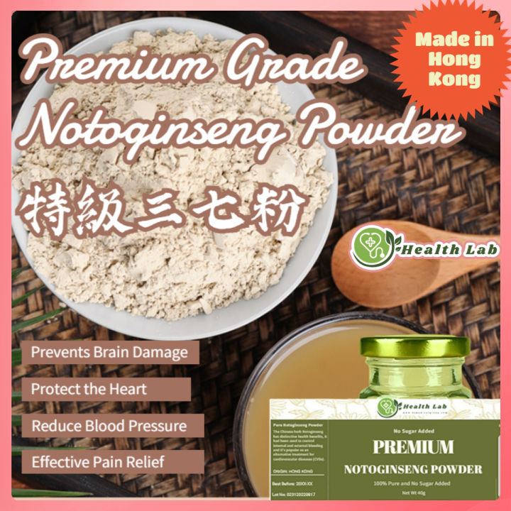 Premium Grade Notoginseng Powder (40g) | Lazada