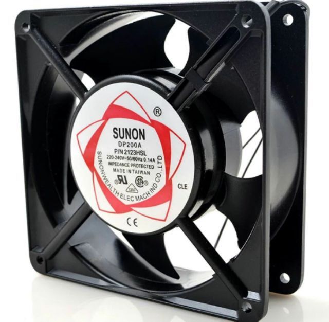 พัดลม sunon DP200A 220-240v 0.14A ขนาด120×120×38mm ของแท้ พร้อมส่ง ออก ...