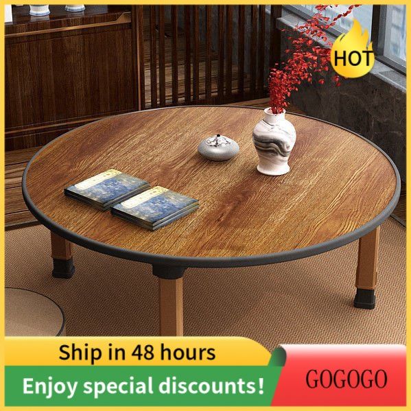 Folding Table Floor Table Tatami Bay Window Folding Low Dining Table ...