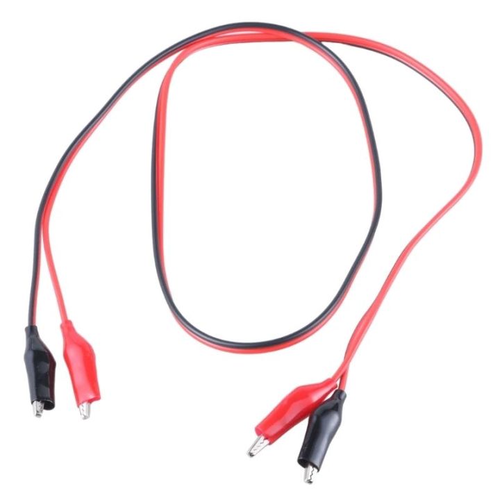Double Ended Clip Set Electric Jumper Wire Power Test Cable for Lab ...