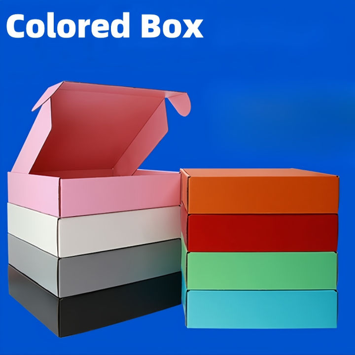 Colorful Carton box corrugated cardboard Various Sizes And Colors Kraft ...