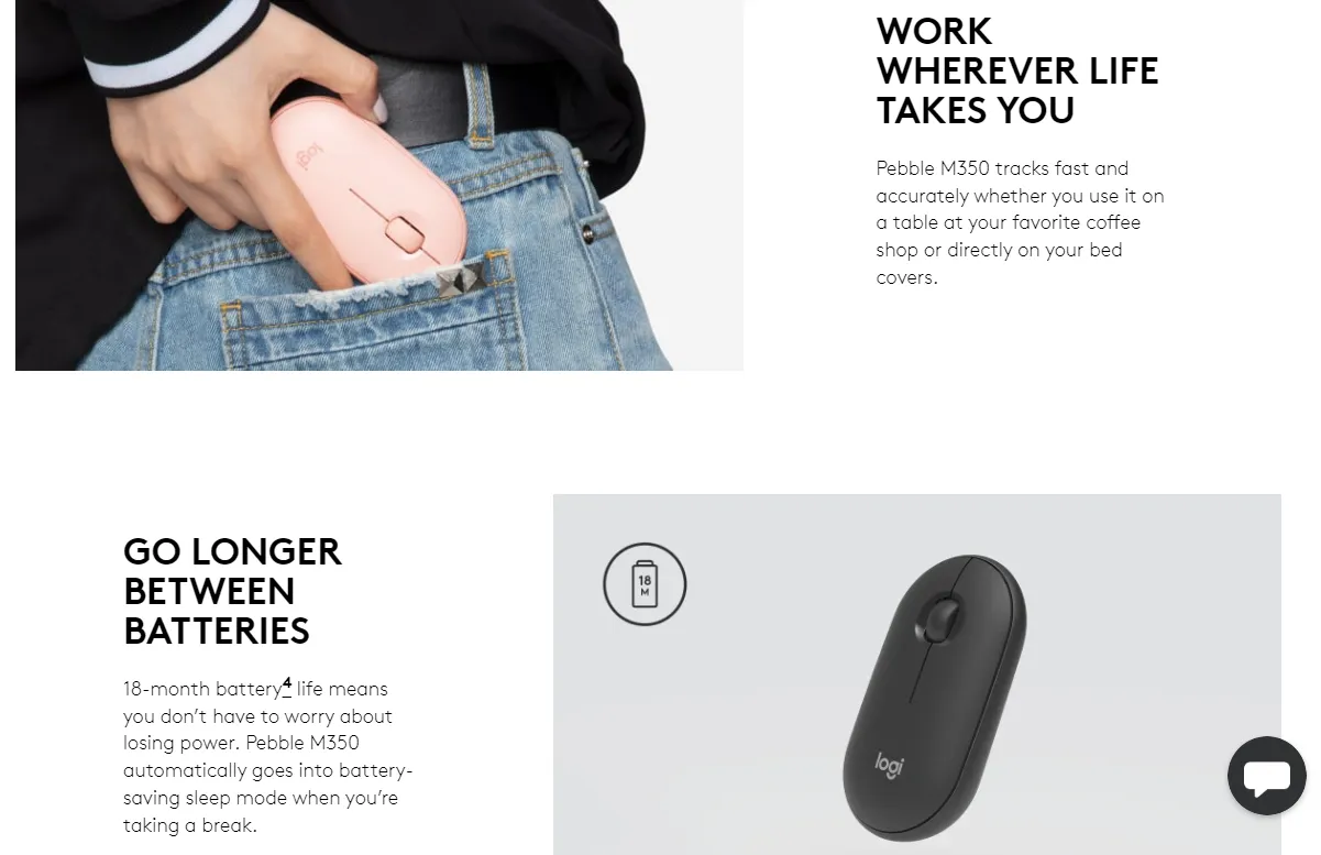 LOGITECH PEBBLE M350 BLUETOOTH MOUSE / BT WIRELESS / GRAPHITE,SAND,LAVENDER LEMONADE,BLUEBERRY ...