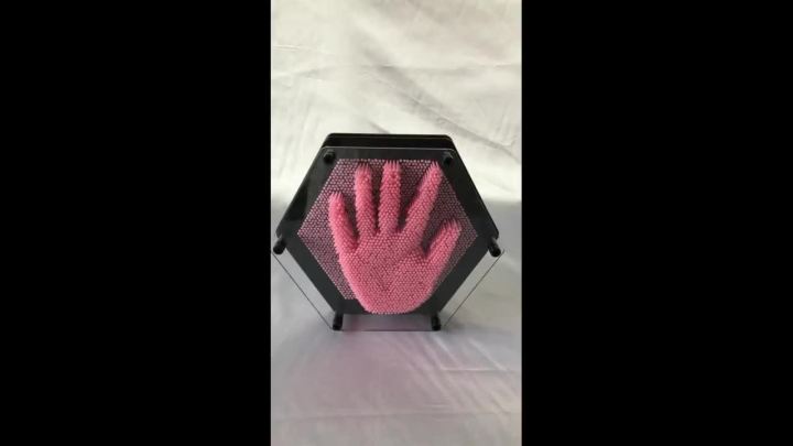 Palm Painting Hexagonal Handprint Magic Needle Children Variety Pin ...