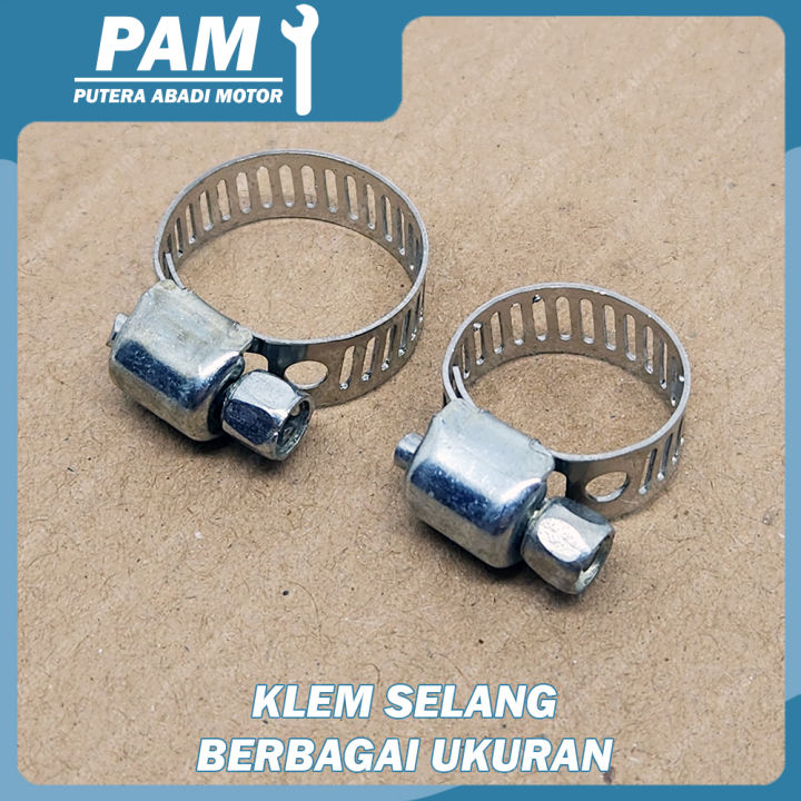 Klem Selang Berbagai Macam Ukuran Klem Selang Hose Clamp | Lazada Indonesia