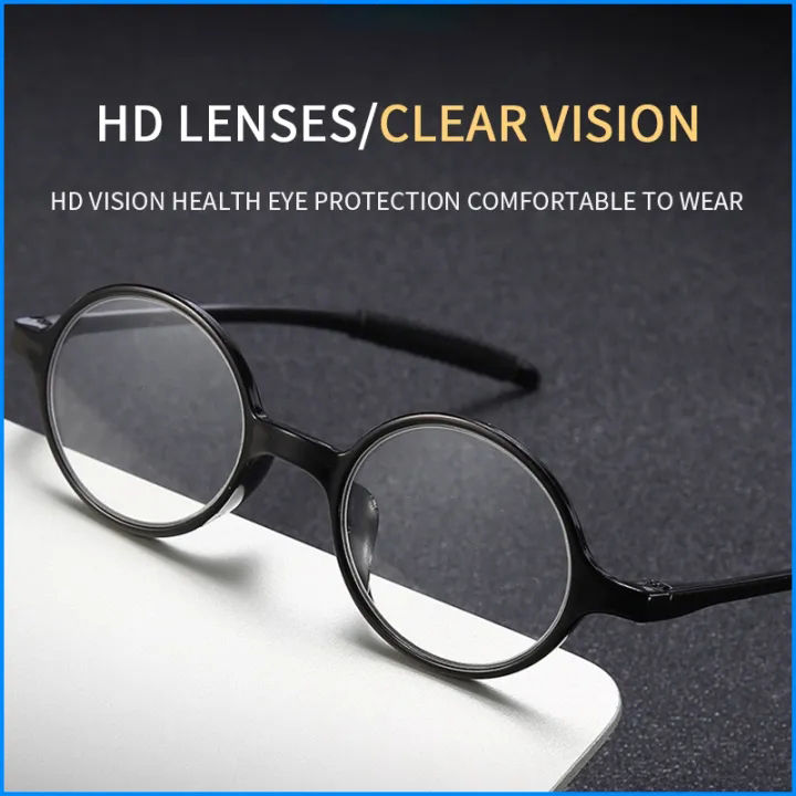 Reading Glasses for Men Retro Full Frame Round White Reading Glasses ...
