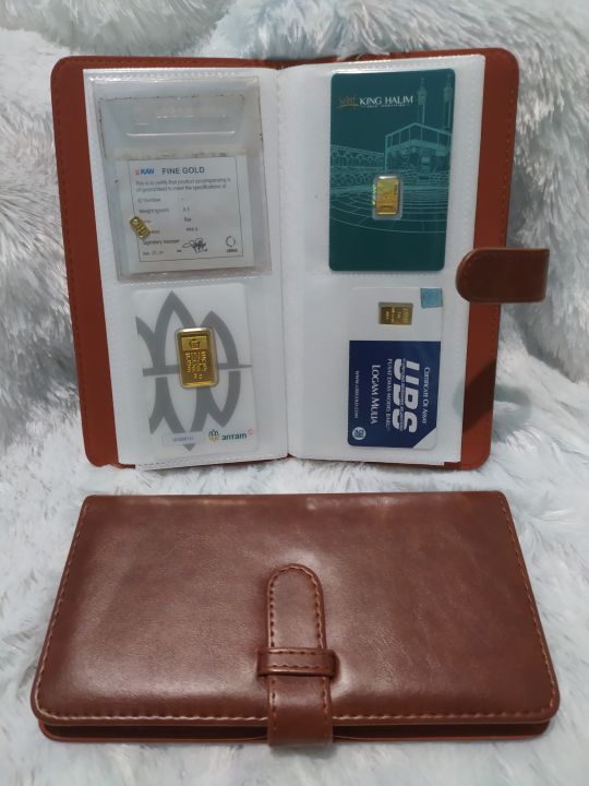 Dompet Album Logam Mulia Emas Antam UBS King Halim Antam Redmark ...