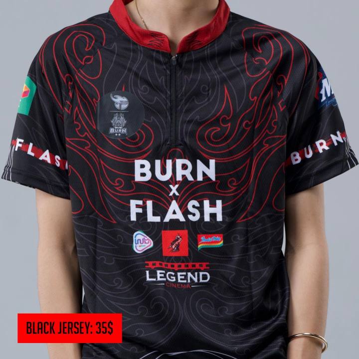 E-sport jersey MLBB burn x flash 2021 | Lazada.co.th