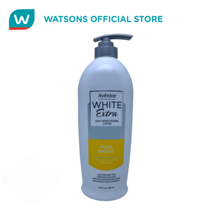 AVENINE Extra White Kojic Brightening Lotion 500ml | Lazada PH