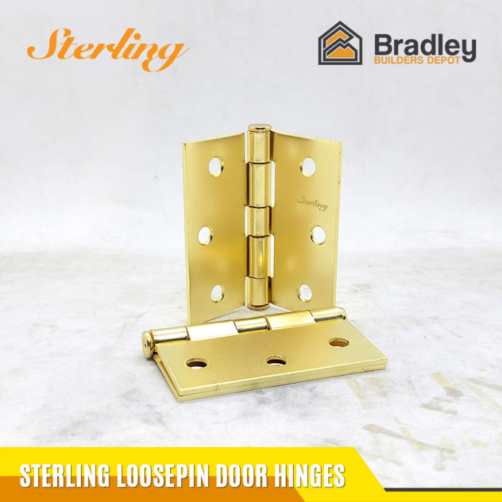 Sterling Thick Loose Pin Door Hinges(3", 3.5",4") | Lazada PH
