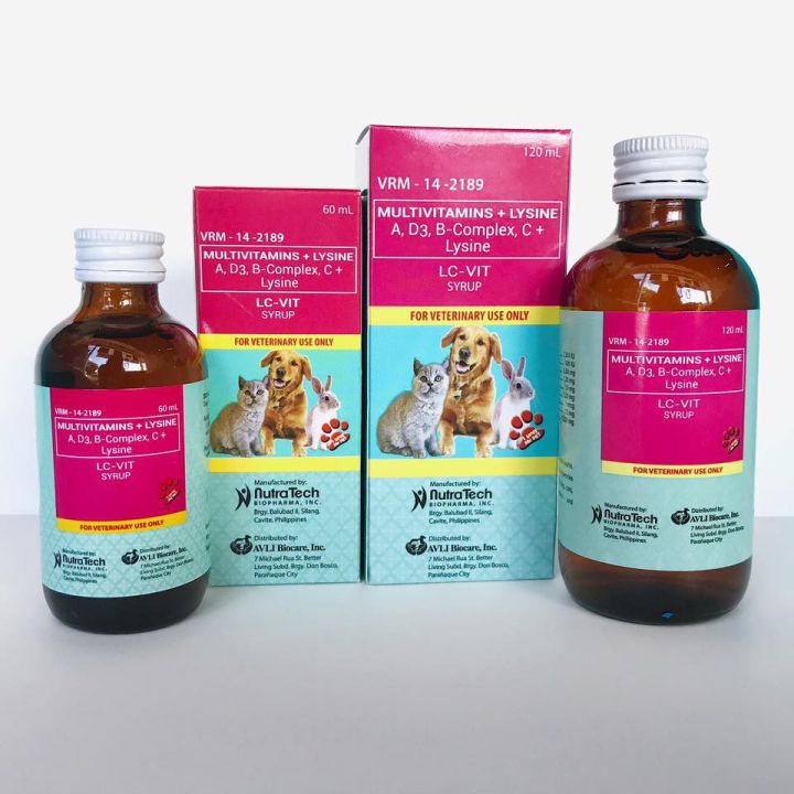 Lc Vit Multivitamins Syrup 120ml Vitamins for Dogs & Cats | Lazada PH