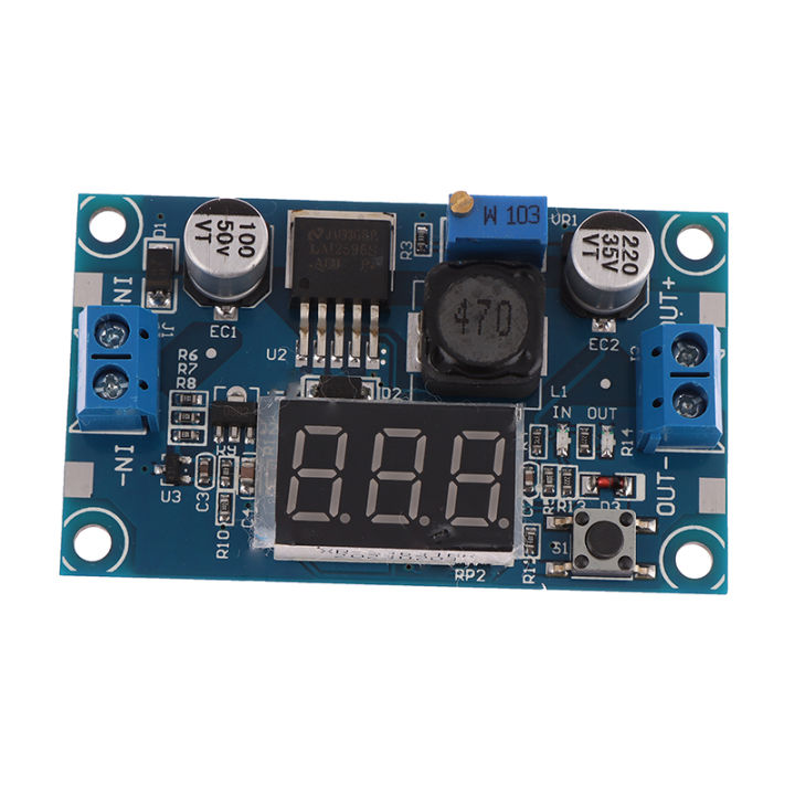 Store HHDKE3 LM2596 DC-DC Adjustable Step-down Module With Digital Display Voltmeter Display ...