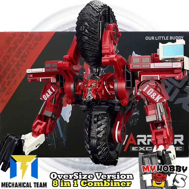 Mechanical Team Transformable Robot - MT08 Excavate Warrior ( KO ...