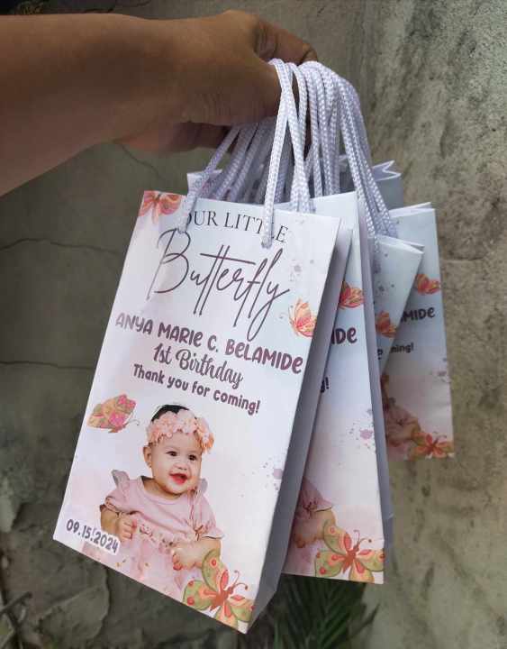CUSTOMIZED LOOT BAGS | LOOTBAGS FOR BIRTHDAY CHRISTENING DEBUT ETC ...