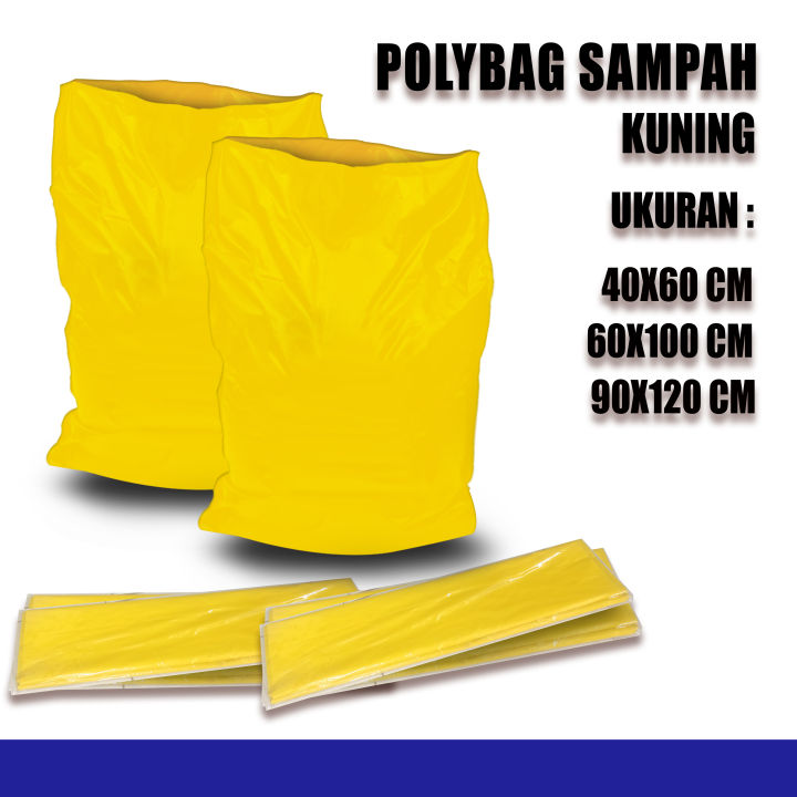 RJS - POLYBAG KUNING / POLIBAG SAMPAH KUNING / TRASHBAG | Lazada Indonesia