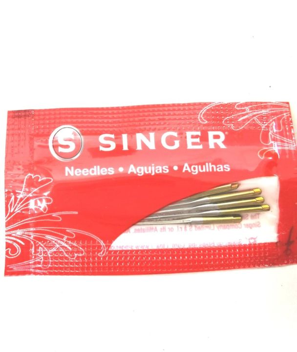 Singer Original Sewing Machine Needle 2045 (Gold) ; 10 pieces per pack ...