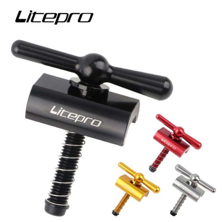 Litepro Folding Bicycle Faucet Handlebar Handle Foldable C Buckle Bike ...