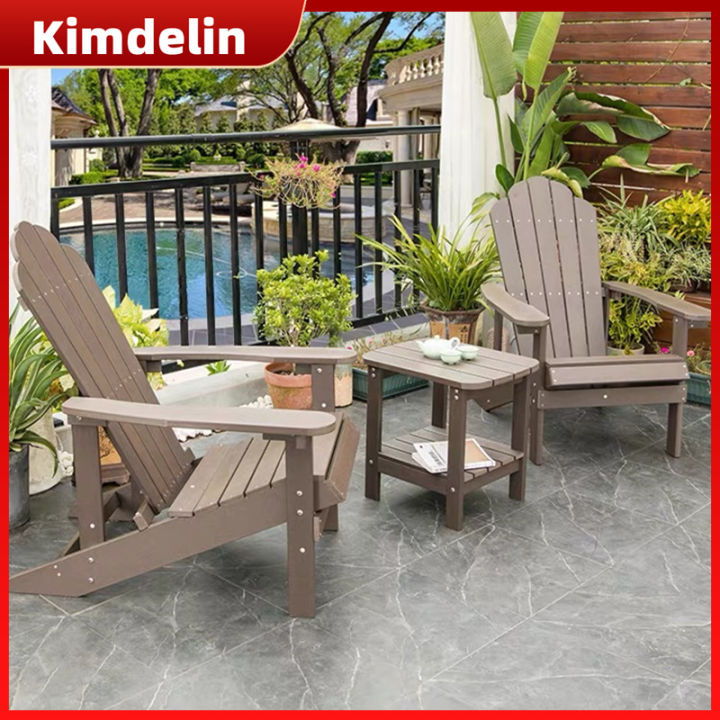 KIMDELIN outdoor high-quality plastic wood beach frog chair rust ...