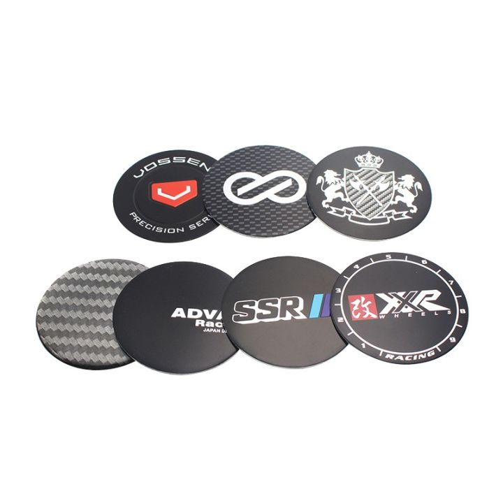 Auto parts 4PCS/LOT Japan Racing 50MM Center Sticker For Wheel ADVAN ...